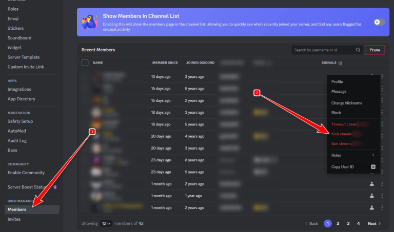 Difference between KICK, BAN & TIMEOUT in Discord - TakeOwn